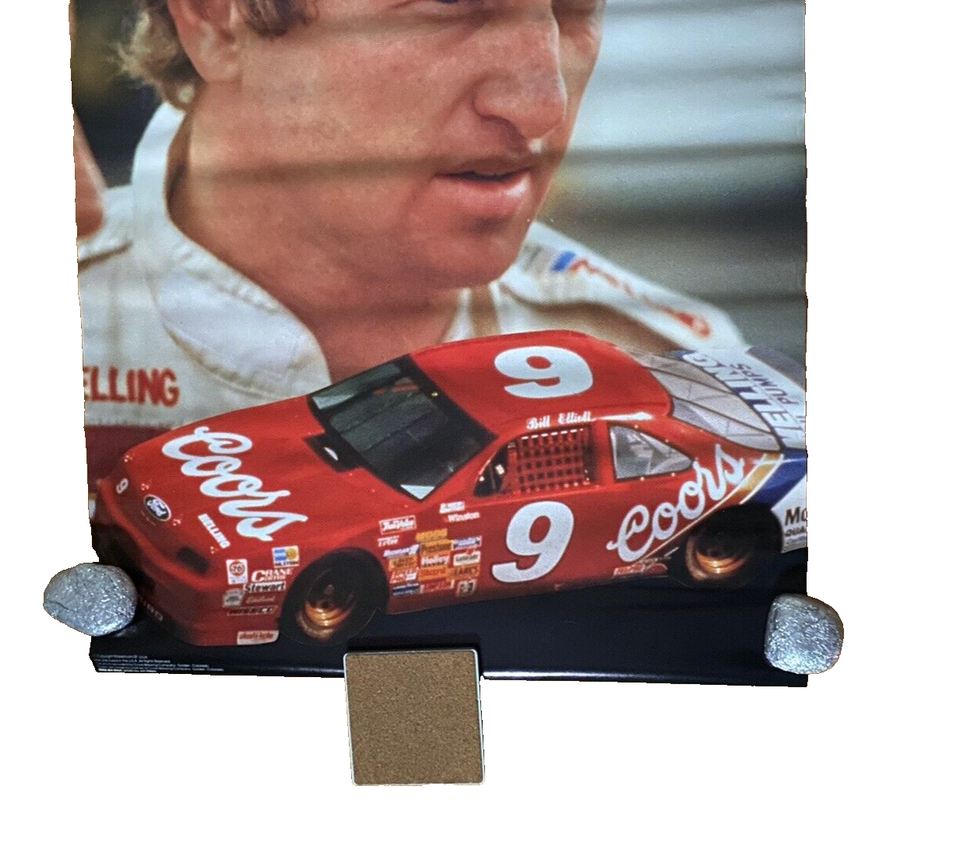 Vintage 1980's NASCAR #8002 Bill Elliot Coors Original Poster 21"X 32 ...