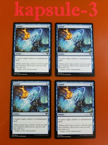 4x Annul | Kaldheim | MTG Magic Cards | eBay