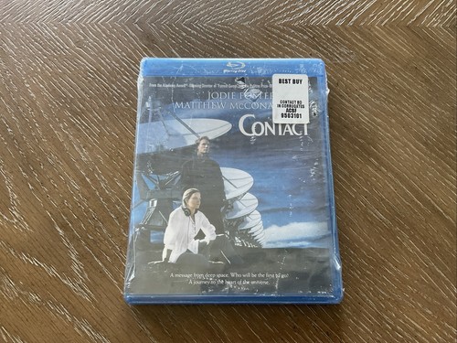 NEW Blu Ray Contact Blu-ray 1997 Jodie Foster Matthew McConaughey Movie ...