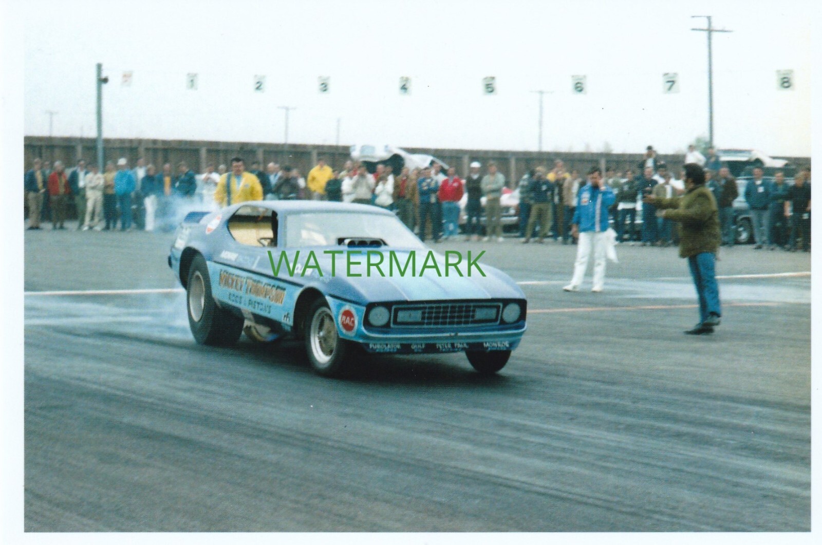 1970s NHRA Drag Racing-Mickey Thompson's 1972 MACH 1 Mustang-AA/Funny ...