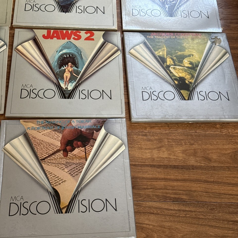Laserdisc Lot - 18 Discovision Jaws 2, Mission Galactica, Saturday ...
