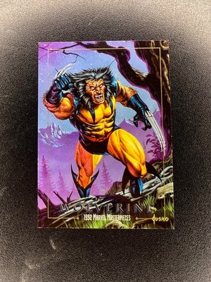 Wolverine 1992 Marvel Masterpieces Promo Card Very Rare Promo SP Near ...