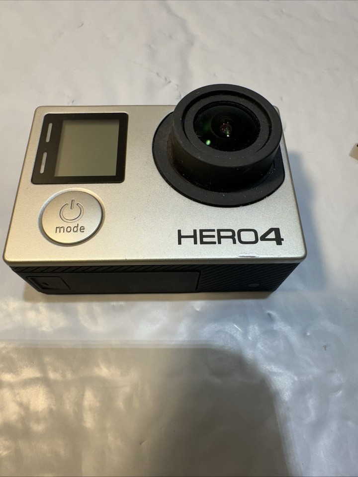 GoPro HERO4 Silver Camera + 32GB SD Card, 2 Batteries & Lens Filter ...