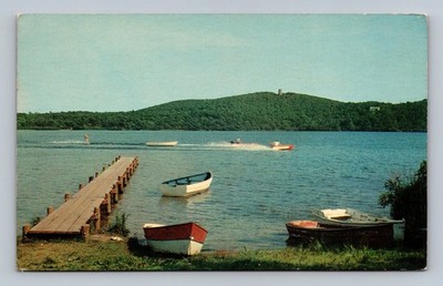 Vintage Scargo Lake Dennis Cape Cod Massachusetts Linen Postcard | eBay