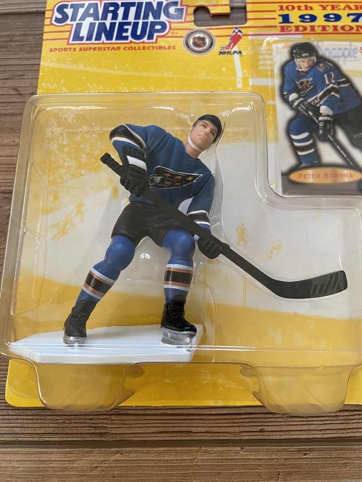 1997 Starting Lineup PETER BONDRA Hockey Figure & Card Capitals SLU NHL ...