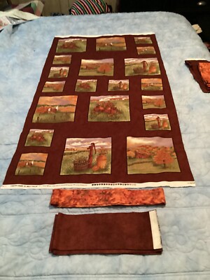 Fall Kit, 53”x 33” Ready To Sew, Moda Country Charm panel & Borders | eBay