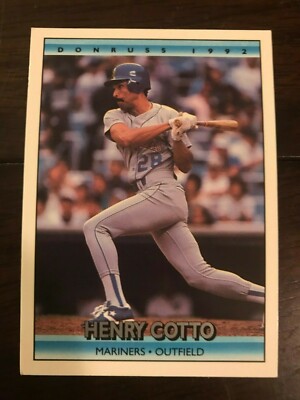 1992 Donruss #356 Henry Cotto Seattle Mariners | eBay