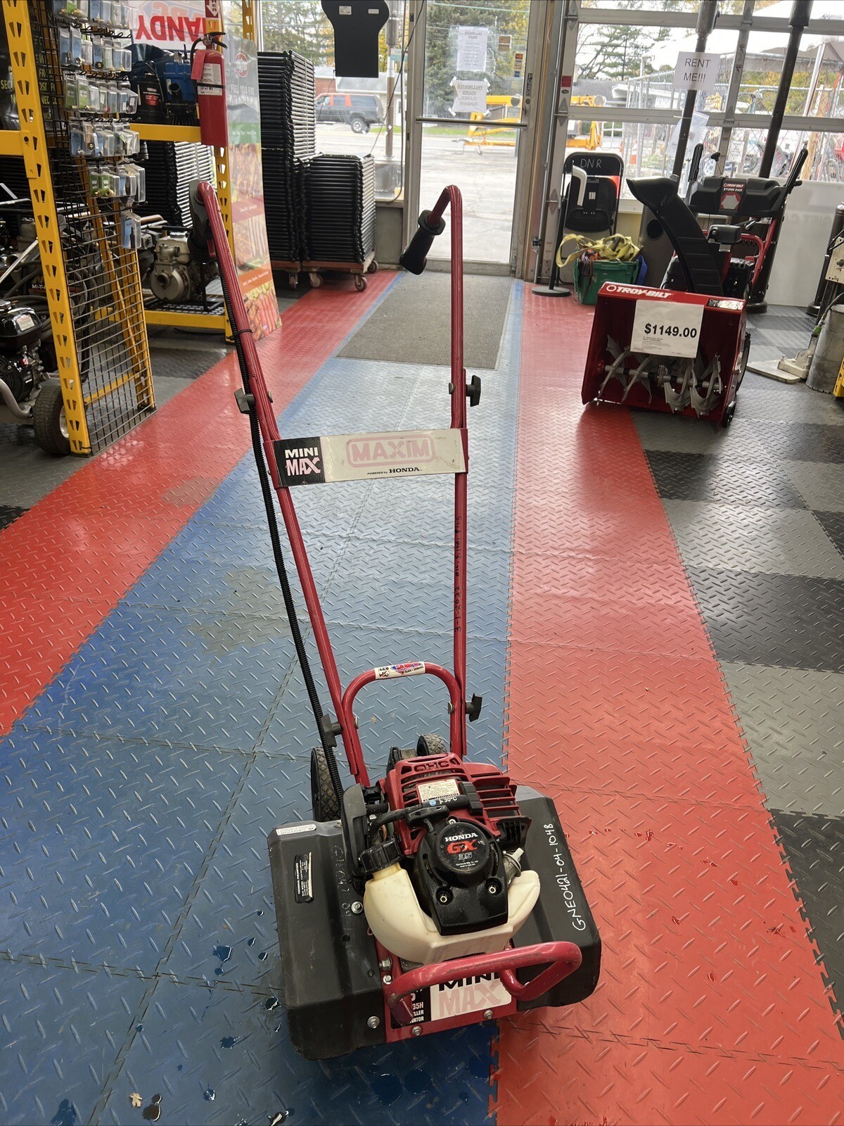 Maxim Mini Max MTC35H Tiller/Cultivator 16inch Rototiller with Honda ...