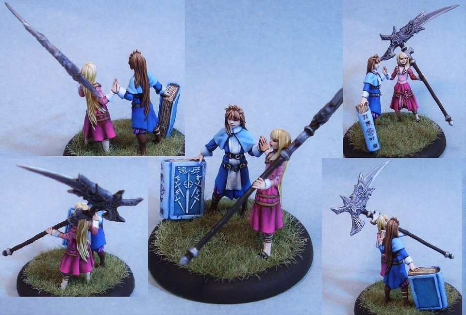 Anima Tactics painted miniature Twins | eBay