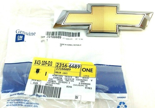 2018-2020 Chevrolet Traverse Rear Liftgate Hatch Gold Bowtie Emblem ...