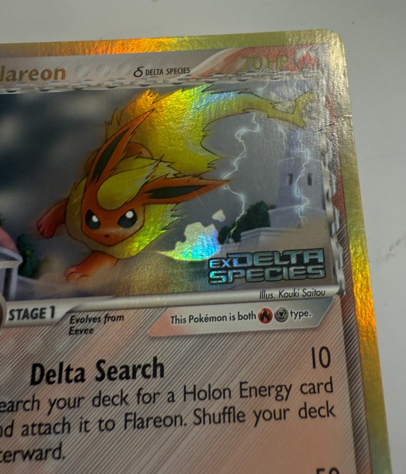 Flareon Holo (Delta Species) Stamped 5/113 Delta Species 2005 MP ...