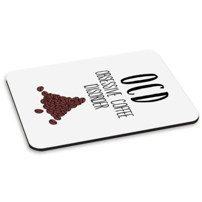 Coffee OCD PC Computer Mouse Mat Pad - Funny | eBay Australia