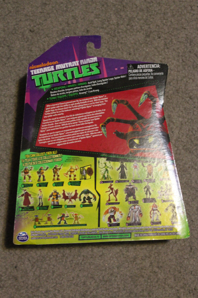 2014 Playmates Teenage Mutant Ninja Turtles - Spider Bytez TMNT MOC | eBay