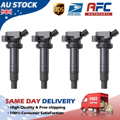 4*Ignition Coil Pack for Corolla ZZE122R 1ZZFE ZZW30 1.8L 1999-2008 ...