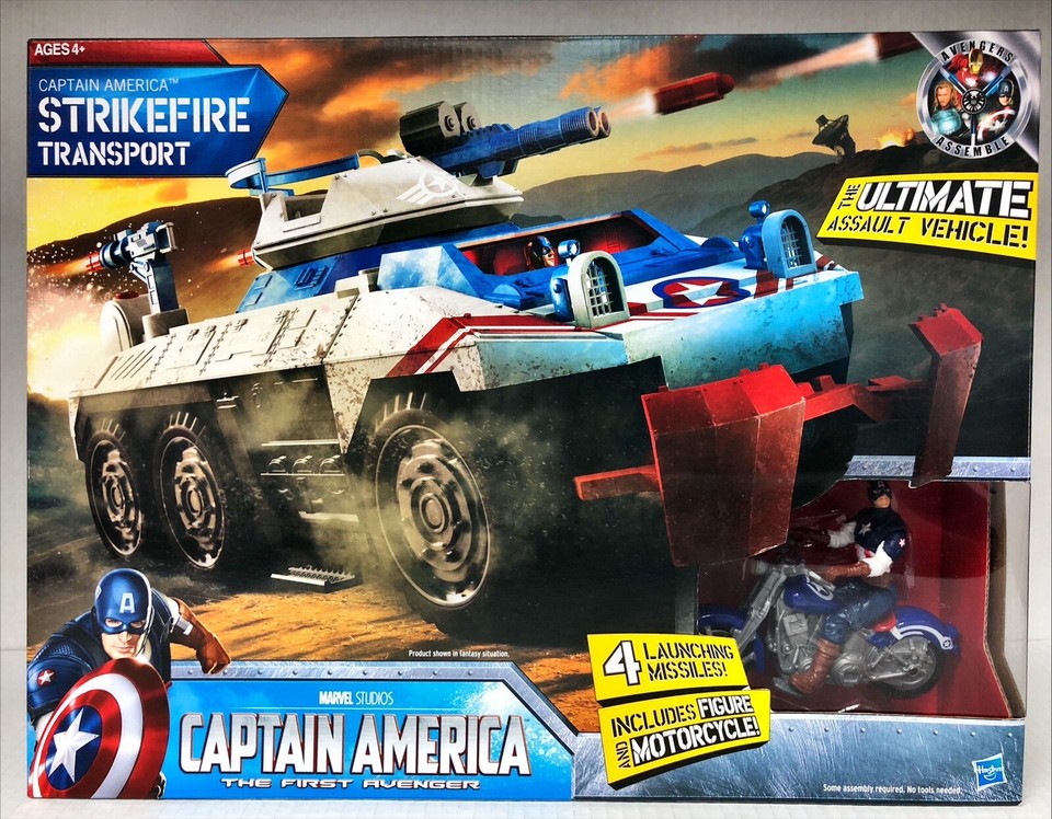 Captain America Strikeforce Transport Ultimate Assault Vehicle Marvel ...
