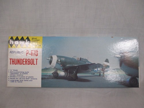 Hawk #500-100 P-47D Thunderbolt Model Kit | eBay