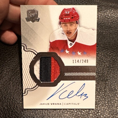 2016-17 Upper Deck The Cup Jakub Vrana Autograph Rookie Patch Auto RC ...
