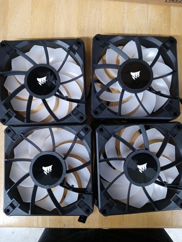 4 fans rgb new Corsair 120mm Case Fan 12V DC , 4 -Pin. AF Elite | eBay