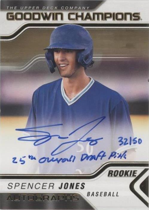 2023 Upper Deck Goodwin Champions - Autographs Spencer Jones #A-SJ ...