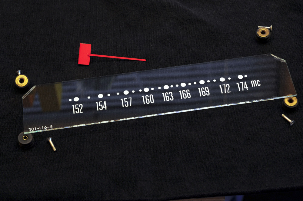 Vintage radio dial glass for communications receiver | eBay