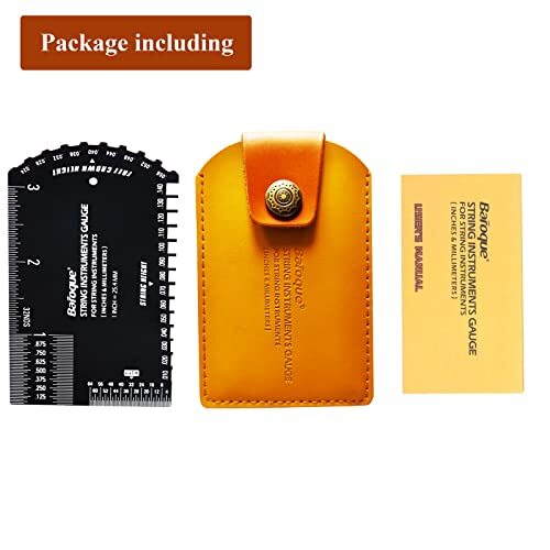 Baroque String Action Gauge Precision Guitar Ruler Multifunctional ...