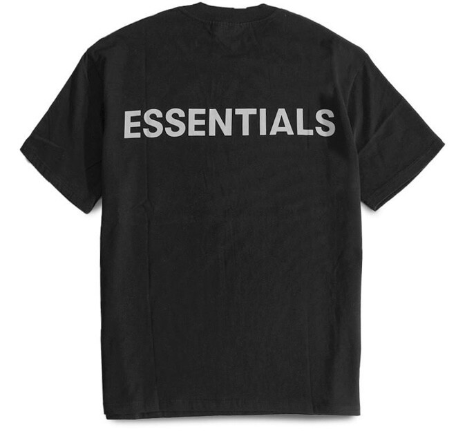 ESSENTIALS BLACK T-SHIRT TOP SIZE EU 52-56 / US XL-XXL | eBay