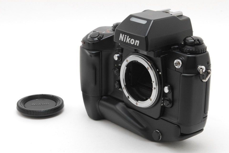 READ![NEAR MINT]Nikon F4s SLR 35mm Film Camera Body Black + MB-21 NM ...