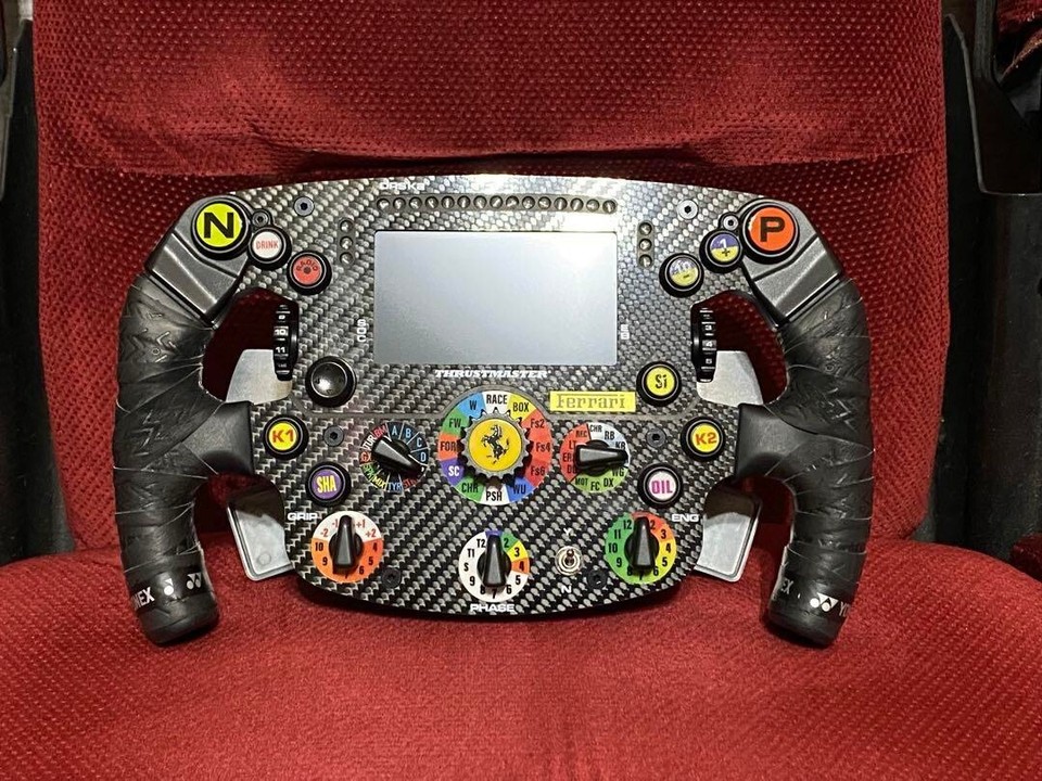 Thrustmaster Ferrari SF 1000 T-CHRONO PADDLES Formula Wheel Simagic F/S ...