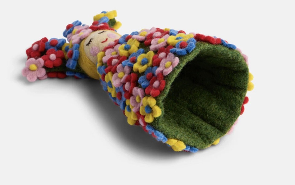 A24 Midsommar May Queen Xmas Tree Topper, Felted Wool, Florence Pugh | eBay