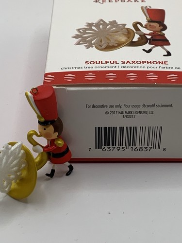 2017 Hallmark Keepsake Ornament - Soulful Saxophone - Marching Band Sax ...