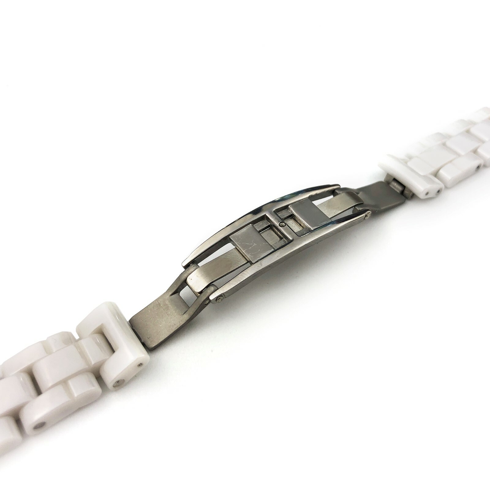 16mm Ceramic White Strap/Band/Bracelet with clasp fits CHANEL J12 ...