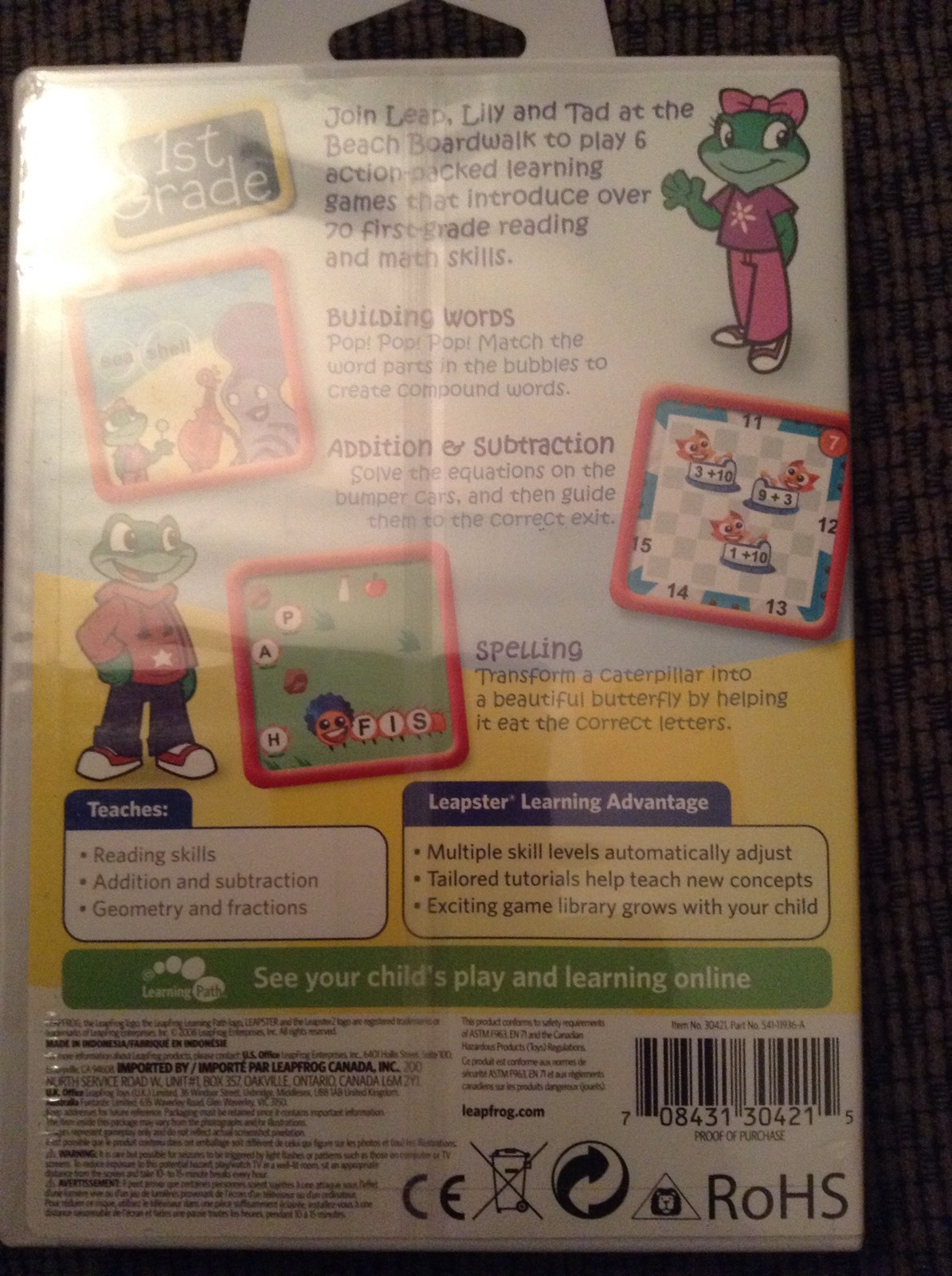 new leapster 1st grade game | eBay