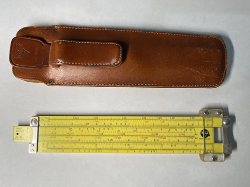 Vintage Pickett N600-ES Slide Rule / Leather Case + 160 Engineering ...