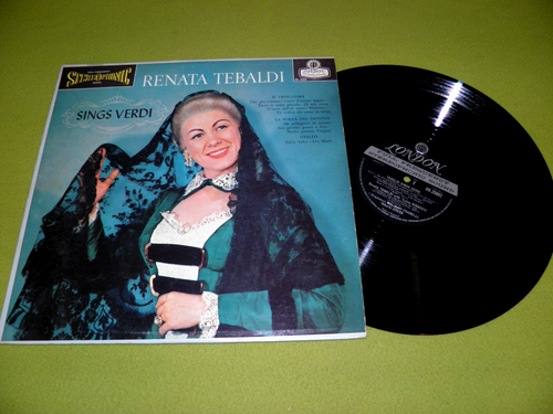 Renata Tebaldi Sings Verdi - 1959 UK/USA London OS 25082 LP Stereo WB ...