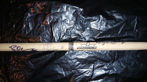 Saliva Logo + Autographed By Wayne & Paul Signature TOUR Drum Stick ...