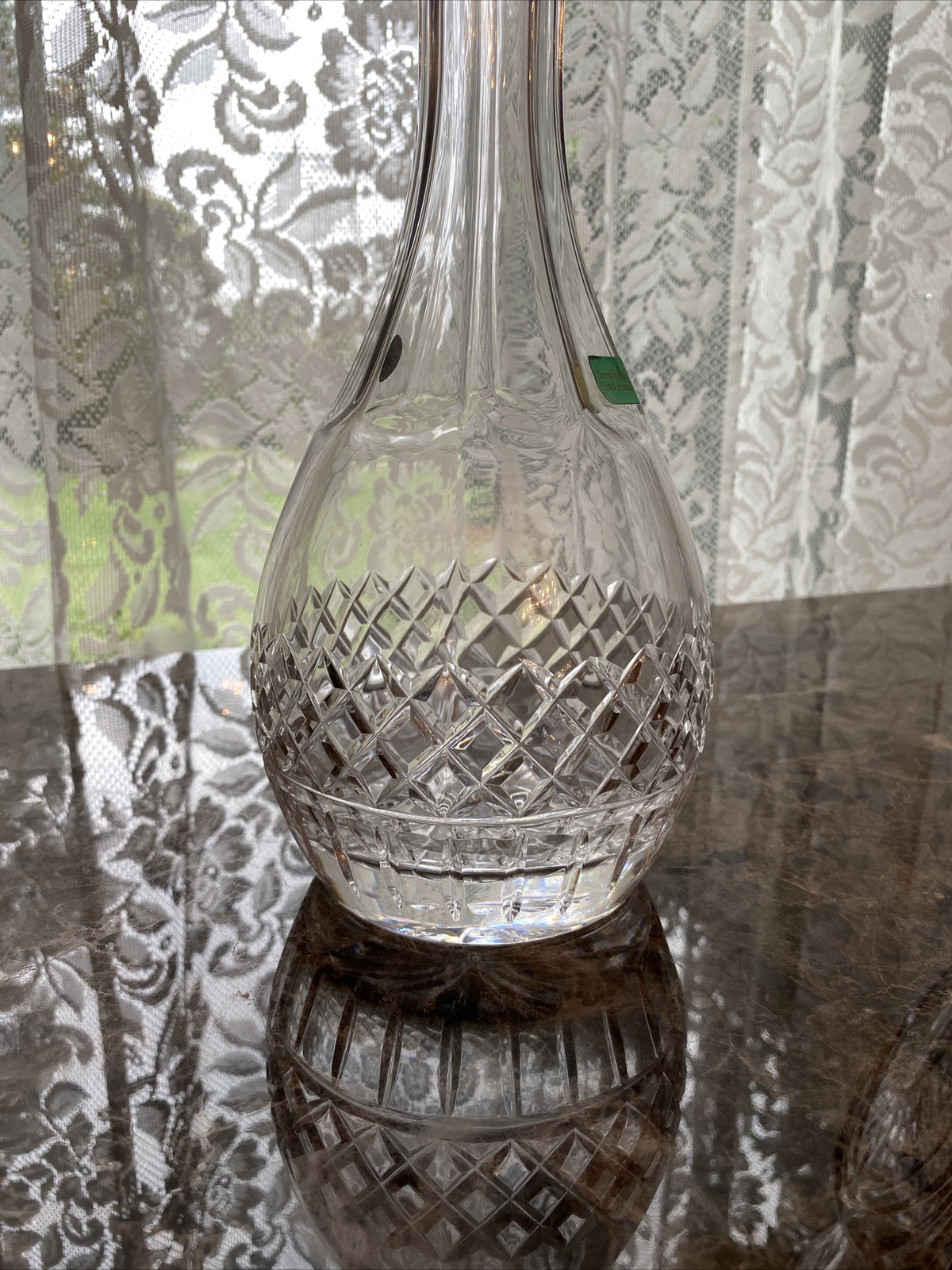 Vintage CLARENBRIDGE IRISH CRYSTAL 24% Lead Crystal - Wine Decanter ...