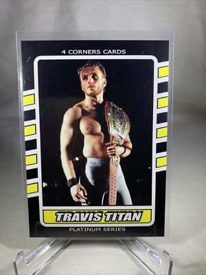 Travis Titan Pro Wrestling Trading Card 4 Corner Wrestler WWE NCAA Indy ...