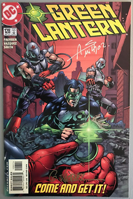 Green Lantern #128 Vazquez Arsenal Kyle Rayner Dual Signed Edition w ...