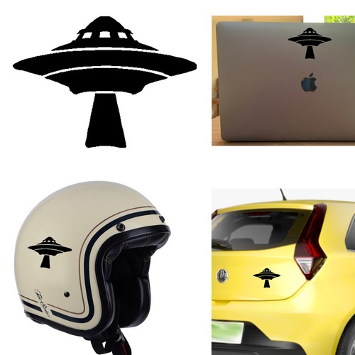 UFO, cut vinyl sticker V2 | eBay