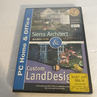 Sierra Architect and Custom Land Design PC software Home & Office 3D ...