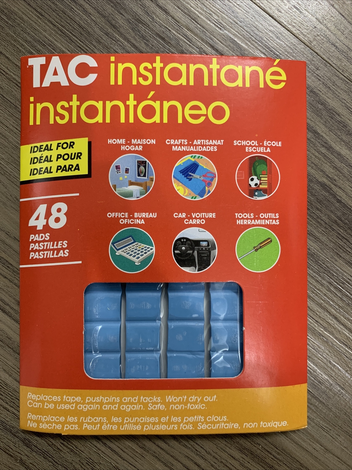 Instant Tac Reuseable Adhesive Sticky Tac New For Home Office School ...
