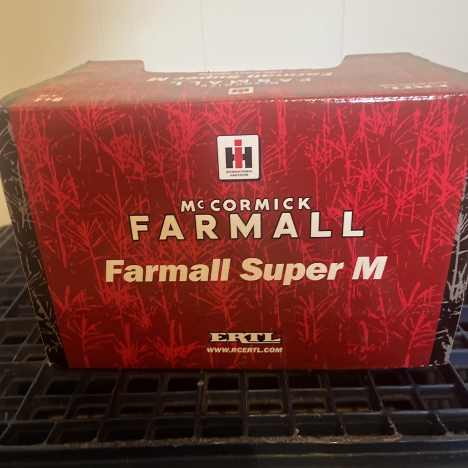 ERTL - Toy Farmall Super M 1/16 Diecast Farm Tractor Collectible - IN ...