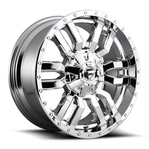 (SET 4) Fuel 1PC D631 Sledge 20x9 8x180 20mm Chrome Plated Wheels | eBay