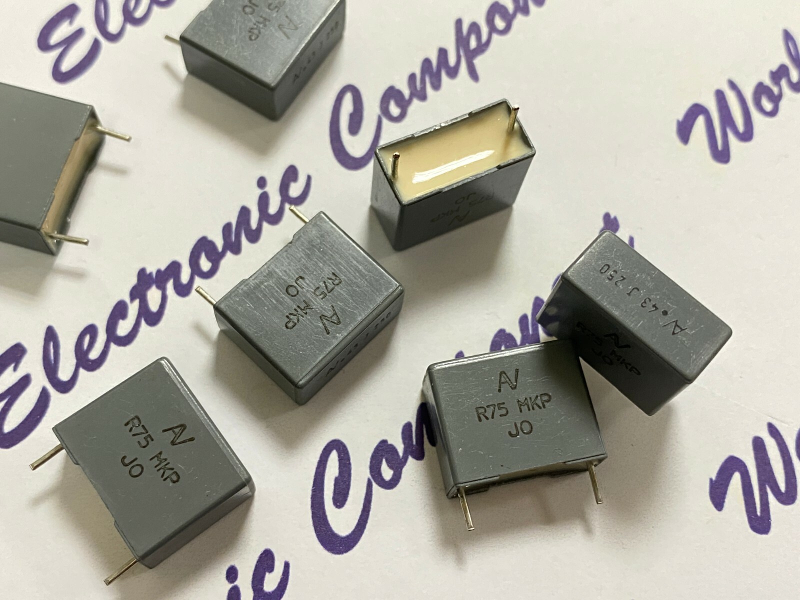 39pcs - ARCOTRONICS 0.43uF (430nF) 250V 5% R75 MKP pitch:15mm Capacitor ...