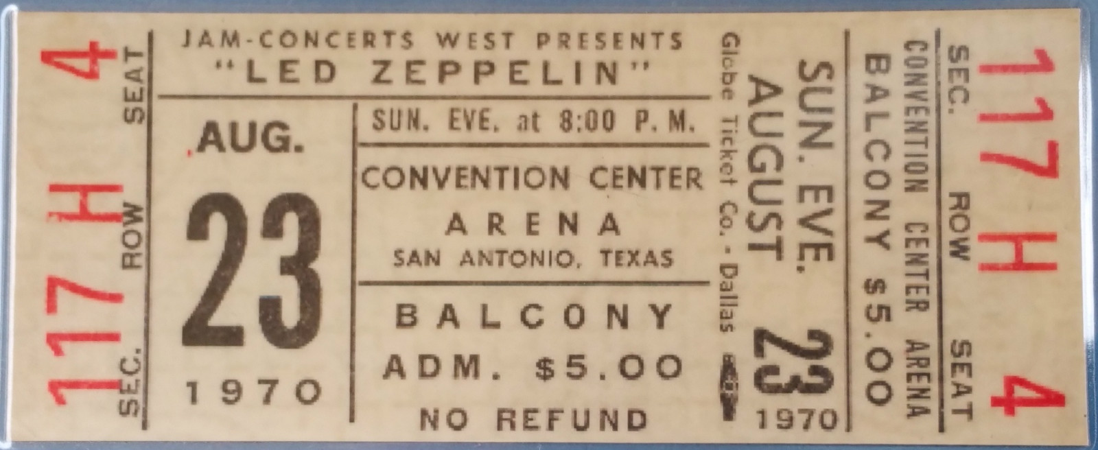 LED ZEPPELIN 1970 - 1980 Repo Concert Tickets 11 different tickets ♫ | eBay