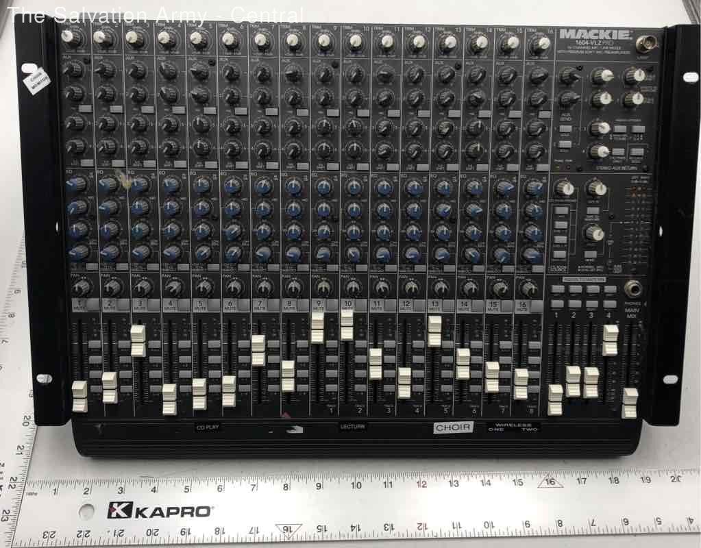 Mackie mixing board - International Society of Hypertension