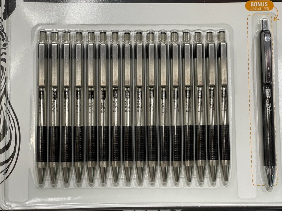 Zebra F 301 F-301 F301 0.7mm Fine Point Stainless Steel 16 Ballpoint ...