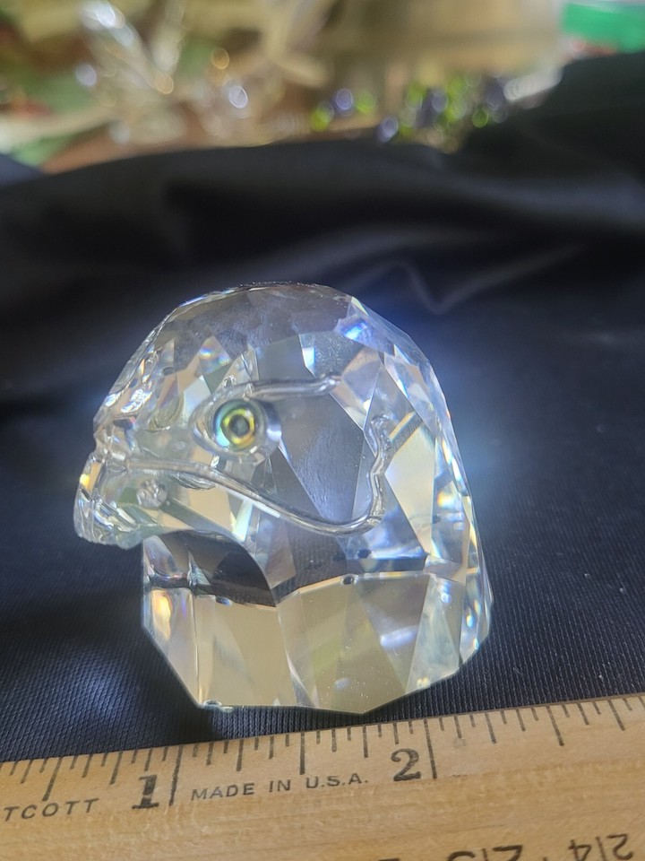 Retired Swarovski Crystal Eagle, Hawk or Falcon head | eBay