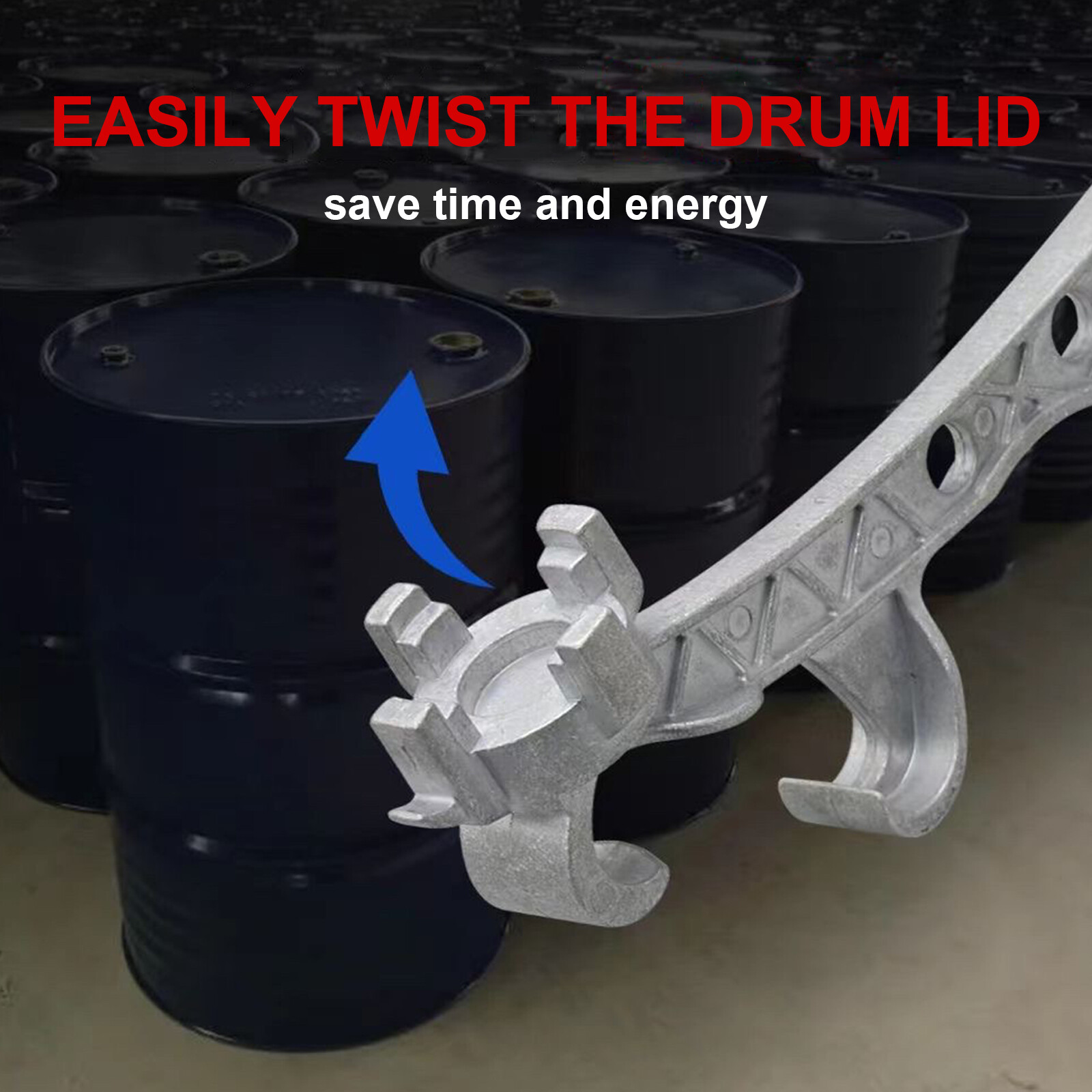 Gallon Bucket Aluminum Pail Paint Barrel Lid Can Opener Drum Wrench ...