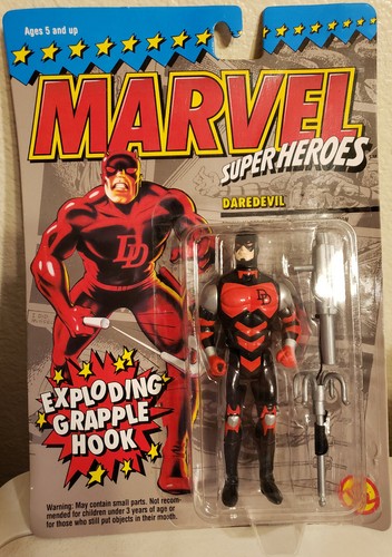 Marvel Super Heroes DAREDEVIL Exploding Grappling Hook Black & Red ...